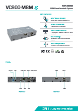 NXP i.MX8M, xCarbon搭載可能な産業用車載システム向けPC DFI VC900-M8M 製品カタログ 製品カタログ サン ...