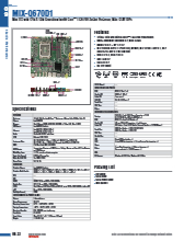 産業用Mini ITX規格マザーボード【MIX-Q670D1】 製品カタログ V-net AAEON | イプロスものづくり