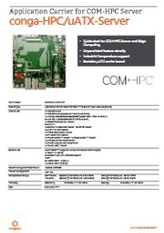 キャリアボード: conga-HPC/uATX-Server コンガテックジャパン | イプロスものづくり