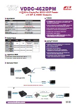 2ポートDP,HDMI EDIDフィーダーVDDC-462DPM 製品カタログ 製品カタログ サンテックス | イプロスものづくり