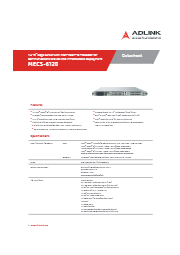 1U MECサーバ MECS-6120 ADLINKジャパン | イプロスものづくり