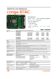 COM Express: conga-B7AC コンガテックジャパン | イプロスものづくり