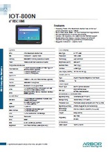 IOT-800N Datasheet 仕様書 ARBOR Technology | イプロスものづくり