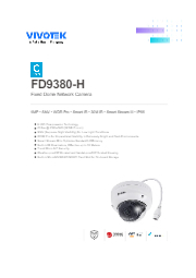 【防犯/監視カメラ】ドーム型カメラ：FD9380-H ビボテックジャパン | イプロスものづくり