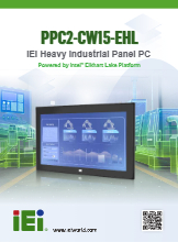 15.6インチ重工業向けファンレスパネルPC IEI PPC2-CW15-EHL 製品カタログ 製品カタログ サンテックス | イプロスものづくり