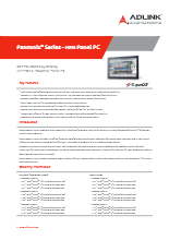 PanKonix Series-HMI Panel PC 仕様書 ADLINKジャパン | イプロスものづくり