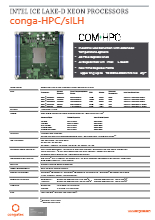 conga-HPC/sILHデータシート 製品カタログ コンガテックジャパン | イプロスものづくり
