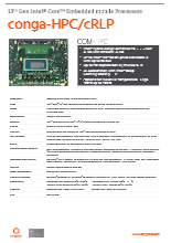 COM-HPC Client: conga-HPC/cRLP データシート 製品カタログ コンガテックジャパン | イプロスものづくり