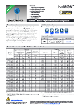 BOURNS IsoMOV Hybrid Protection Components 製品カタログ グローバル電子 | イプロスものづくり