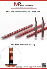 Heavy Wire Bonding Wedges For Copper Wire 製品カタログ Micro Point Pro ltd ...