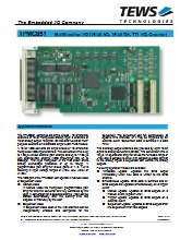 PMC 多機能I/Oモジュール TPMC851 - TEWS社 製品カタログ ナセル | イプロスものづくり