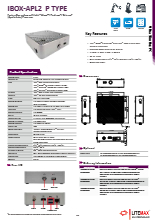 Apollo Lake CPU搭載 産業用超小型組込みPC LITEMAX IBOX-APL2 P TYPE 製品カタログ 製品カタログ ...