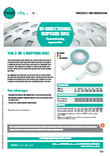 BI DIRECTIONAL RUPTURE DISC Forward acting rupture disc 製品カタログ REMBE ...