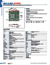 産業用Mini ITX規格マザーボード【MIX-ALND1】 製品カタログ V-net AAEON | イプロスものづくり