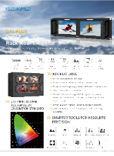 SDI入出力対応 2連ラック取付7インチワイド撮影用モニター FEELWORLD D71 PLUS 製品カタログ 製品カタログ サンテックス ...