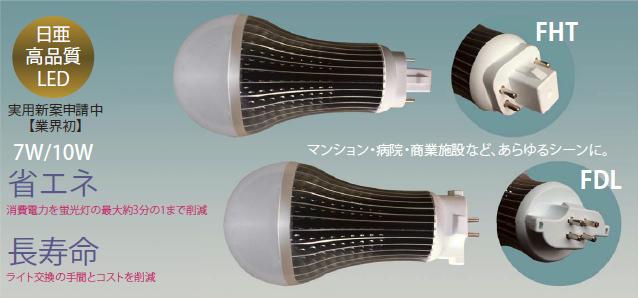 FHT/FDLタイプ コンパクト蛍光灯 LEDレンタル cotac製 製品カタログ 日建リース工業 | イプロスものづくり
