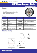 23.6" Circular Enclosure Display 製品カタログ Advanced Display LAB INC. | イプ ...