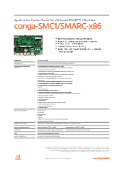 キャリアボード: conga-SMC1/SMARC-x86 コンガテックジャパン | イプロスものづくり