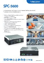 最新第9世代CPUに対応した小型ファンレスPC「SPC-5600シリーズ」 製品カタログ VECOW | イプロスものづくり