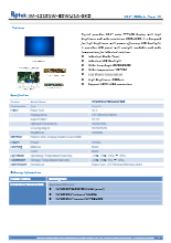 10.1インチ高輝度液晶モジュール REjitek IM-42101W-B0WU1A-SKD 製品カタログ 製品カタログ サンテックス ...