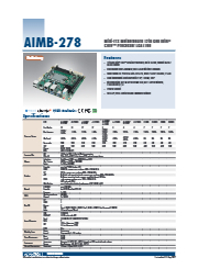 Intel Core搭載 産業用マザーボード AIMB-278 アドバンテック | イプロスものづくり