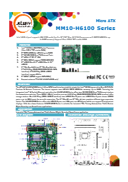 産業用Micro-ATXマザーボード MM10-H6100 サンテックス | イプロスものづくり
