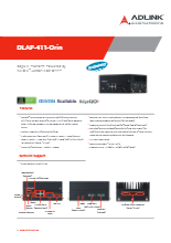 エッジAIプラットフォームDLAP-411-Orin 仕様書 ADLINKジャパン | イプロスものづくり