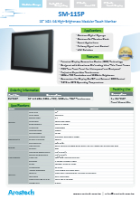 15インチ前面防水高輝度静電式タッチディスプレイ Arestech SM-115P 製品カタログ 製品カタログ サンテックス | イプロスものづくり