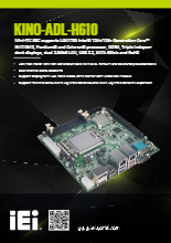 工業用Mini-ITXマザーボード IEI KINO-ADL-H610 製品カタログ 製品カタログ サンテックス | イプロスものづくり