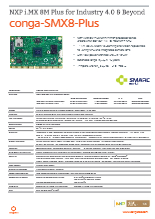SMARC 2.1 モジュール conga-SMX8-Plus データシート 製品カタログ コンガテックジャパン | イプロスものづくり