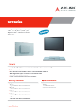 27"産業用オープンフレーム静電式タッチディスプレイ ADLINK OM-270 製品カタログ 製品カタログ サンテックス | イプロスものづくり