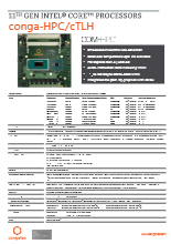 COM-HPC Client モジュール conga-HPC/cTLH データシート 製品カタログ コンガテックジャパン | イプロスものづくり