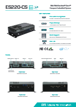 第9/8世代 CPU搭載 産業用組込みシステム向け小型PC DFI ES220-CS 製品カタログ 製品カタログ サンテックス | イプロスものづくり