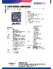 Mini ITX規格産業用マザーボード【mITX-H42EA】 製品カタログ V-net AAEON | イプロスものづくり