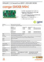 SMARC: conga-SMX8-Mini データシート 製品カタログ コンガテックジャパン | イプロスものづくり