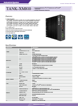 第11/10世代CPU搭載 産業用ファンレス組込みPC IEI TANK-XM810 製品カタログ 製品カタログ サンテックス | イプロスものづくり