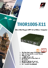 第11世代 Tiger Lake CPU搭載軍事ファンレス組込みPC 7starlake THOR100S-X11 製品カタログ 製品カタログ サンテックス | イプロスものづくり