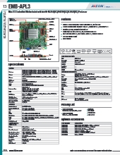 Mini ITX規格産業用マザーボード【EMB-APL3】 製品カタログ V-net AAEON | イプロスものづくり