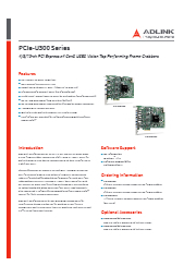 フレームグラバ PCIe-U300シリーズ ADLINKジャパン | イプロスものづくり