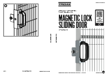 「36906410 MAGNETIC LOCK SLIDING DOOR」据付要領書 製品カタログ Troax セーフティシステムズ | イプロスものづくり