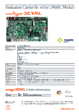 SMARC 評価ボード: conga-SEVAL データシート 製品カタログ コンガテックジャパン | イプロスものづくり