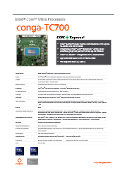 COM Express: conga-TC700 コンガテックジャパン | イプロスものづくり