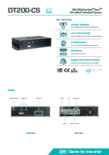 第8/9世代 CPU搭載 組込みシステム向け AI Acceleratedコンピューティング DT200-CS 製品カタログ 製品カタログ サンテックス | イプロスものづくり