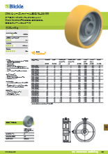 Blickle(ブリックレ) GTHNシリーズ(直径75～200mm) キー溝付駆動輪カタログ 製品カタログ 日海KMO | イプロス都市まちづくり
