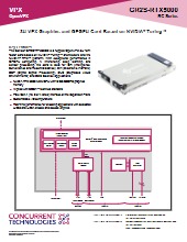 3U VPX グラフィック/GPGPUカード Condor GR2S-RTX5000-Concurrent社 製品カタログ ナセル | イプロスものづくり