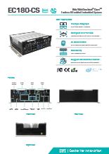 第9/8世代 CPU搭載 組込みシステム向け AI Acceleratedコンピューティング EC180-CS 製品カタログ 製品カタログ サンテックス | イプロスものづくり