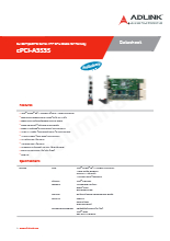 3U CompactPCI Serial シングルボードコンピュータ ADLINK cPCI-A3535 製品カタログ 製品カタログ サンテックス | イプロスものづくり