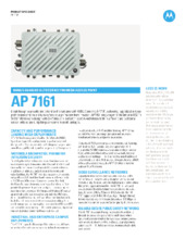屋外対応・高堅牢設計 無線LANアクセスポイント AP7161 製品カタログ 東北システムズ・サポート | イプロスものづくり