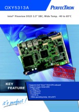 3.5" CPUボード PERFECTRON OXY5313A 製品カタログ 製品カタログ サンテックス | イプロスものづくり