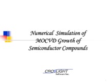 有機金属気相成長法による結晶成長シミュレーション(MOCVD Growth Simulation with PROCOM) 技術資料・事例集 ...